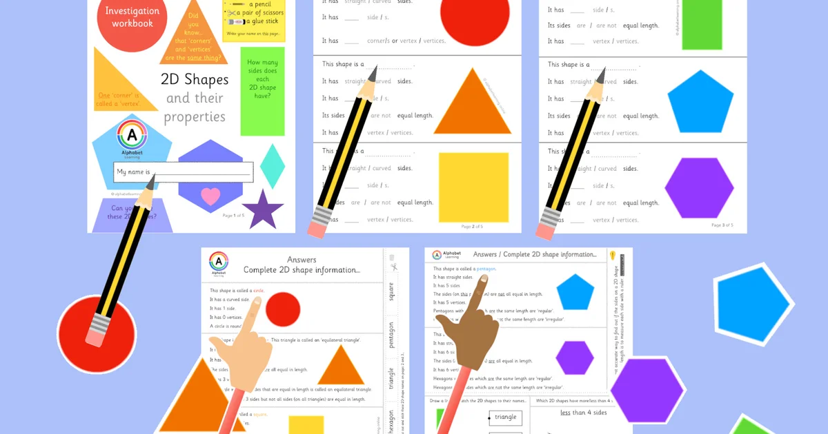 Shapes (2D Shapes) Investigation | Alphabet Learning